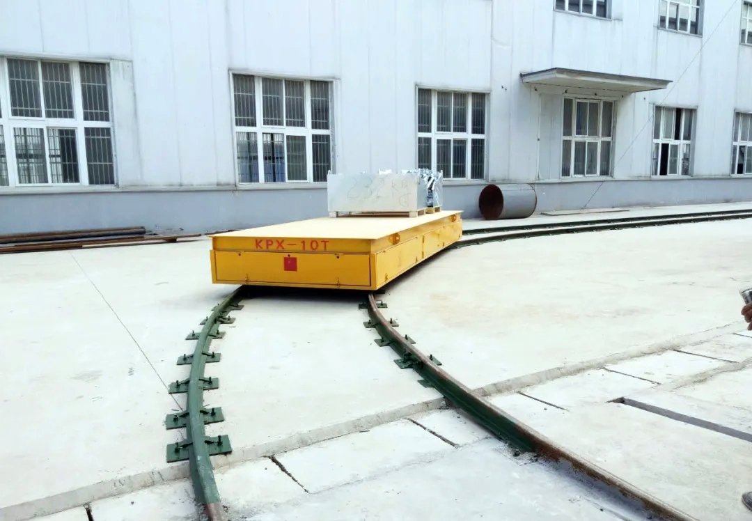 Circular Track Electric Flat Car Improves Material Handling Efficiency ...